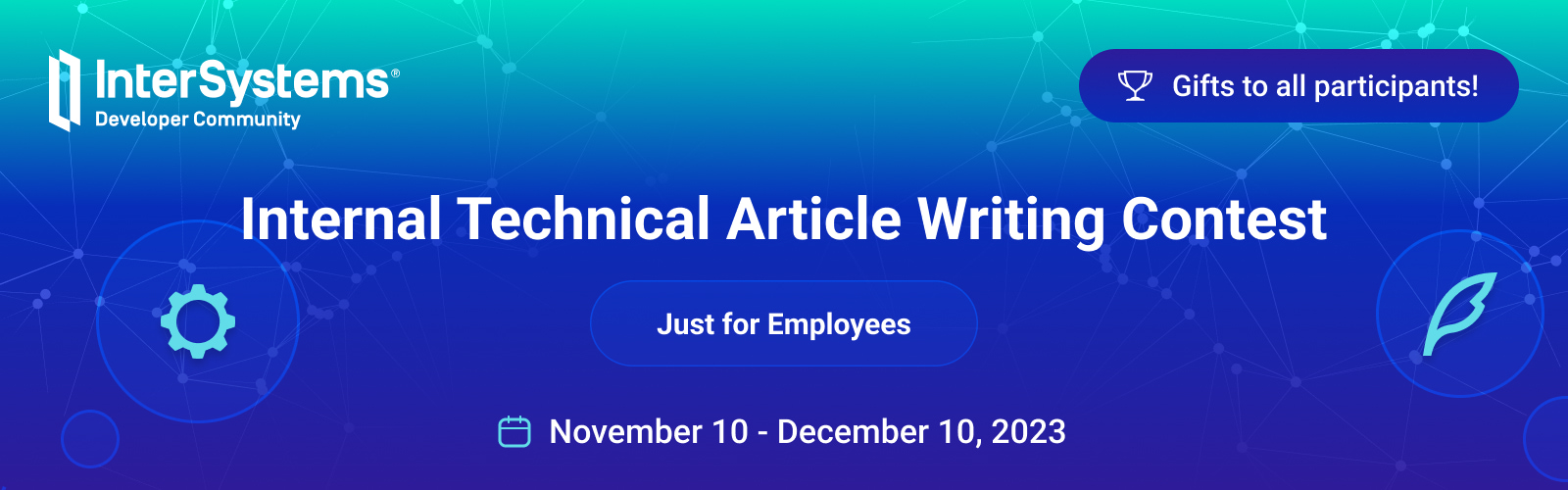 Internal Tech Article Writing Contest - there's still time! | InterSystems